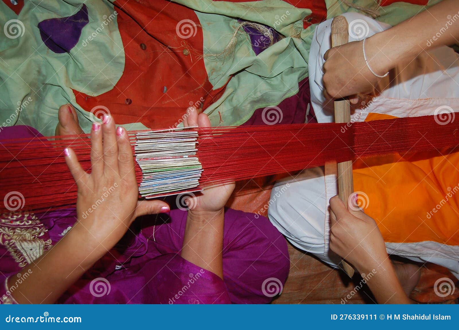 A Scene of Making Clothes by Hand Stock Image - Image of copy, fashion ...
