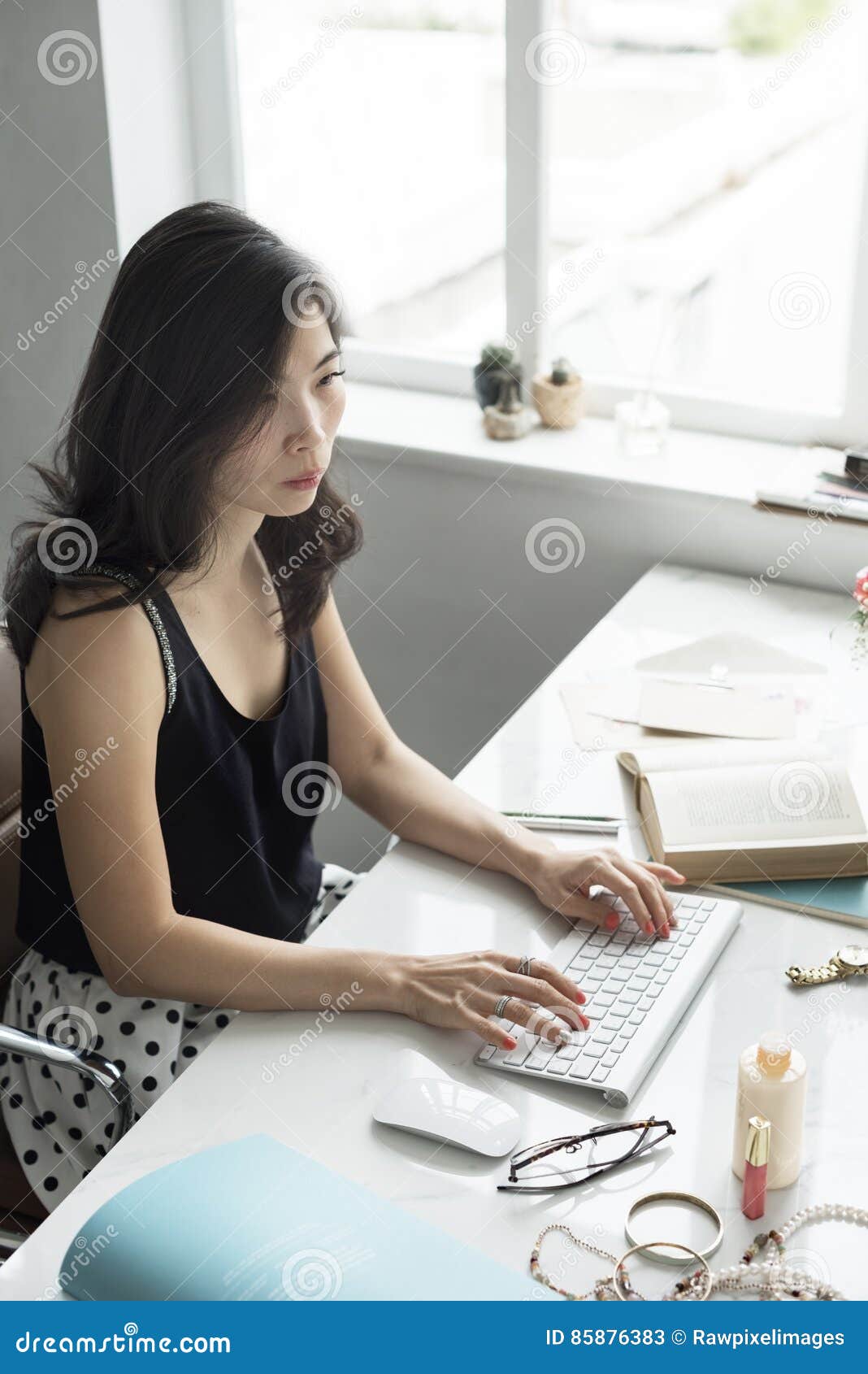 Women Working Networking Casual Information Concept Stock Image - Image ...