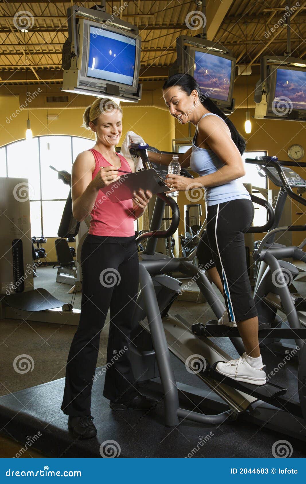 Women working out. stock image. Image of color, woman - 2044683