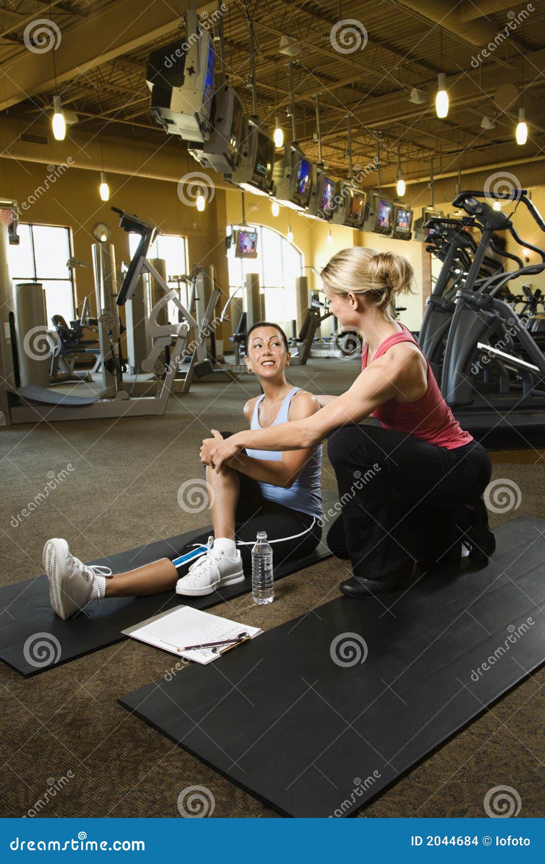 Women working out. stock photo. Image of color, fitness - 2044684