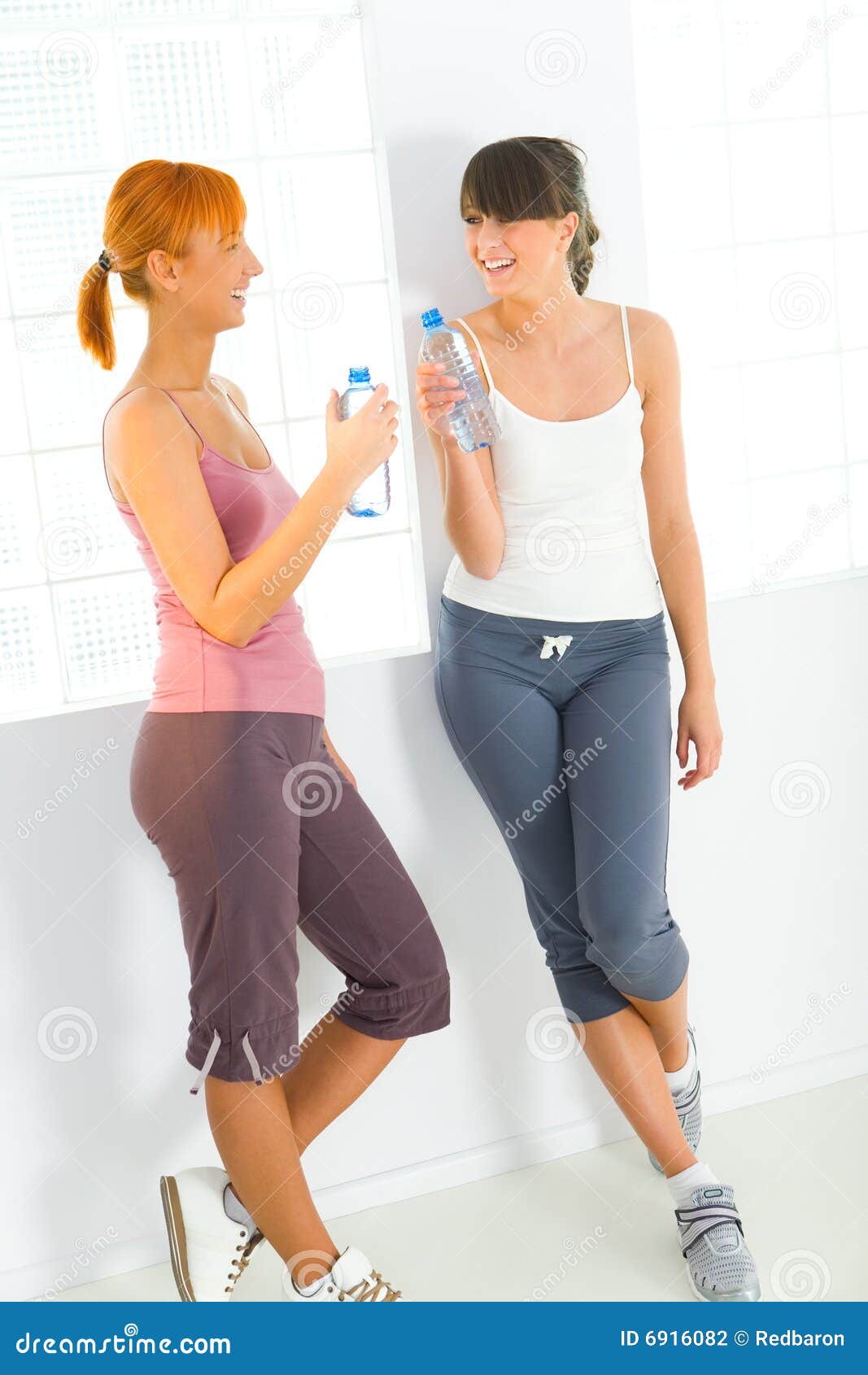 Women after workout stock photo. Image of rest, smile - 6916082