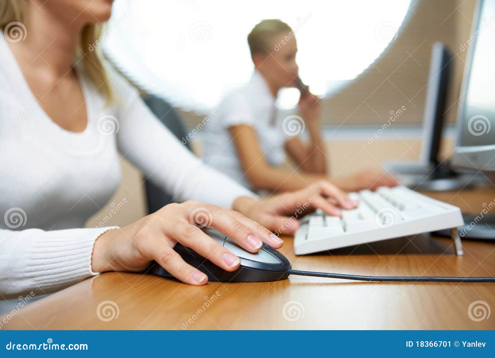 Women in the workplace stock image. Image of beautiful - 18366701