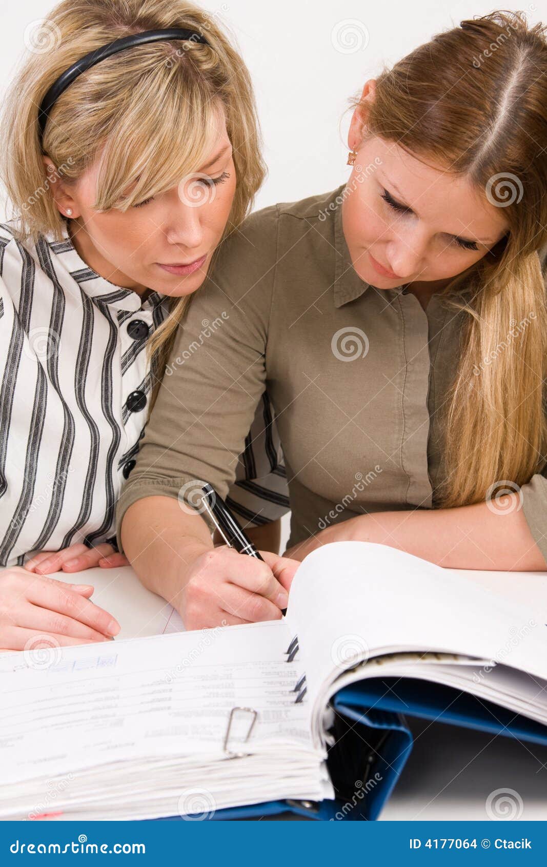 Women writing stock photo. Image of paperwork, hand, planning - 4177064