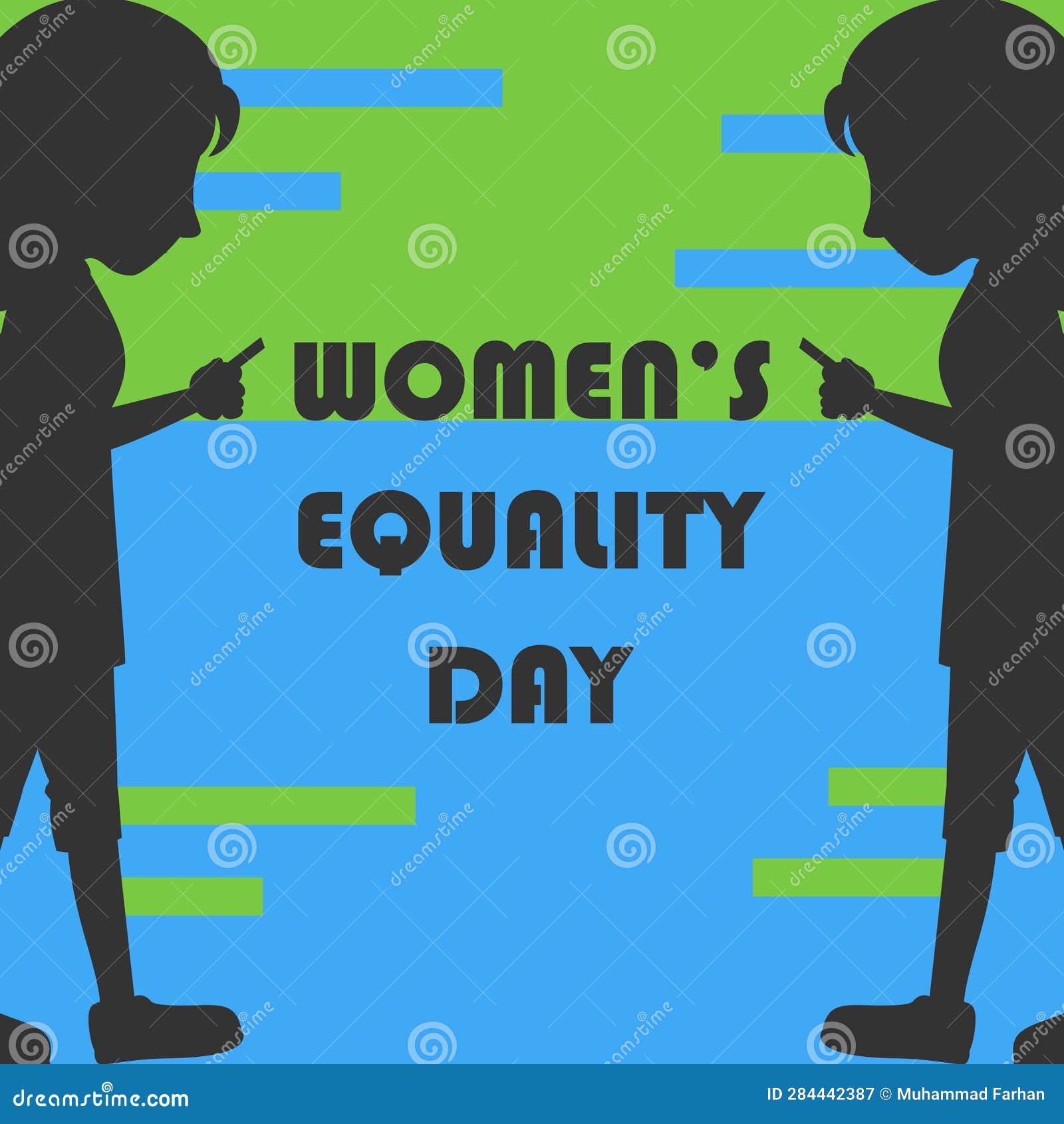 Womens Equality Day Typography Graphic Design Stock Vector ...
