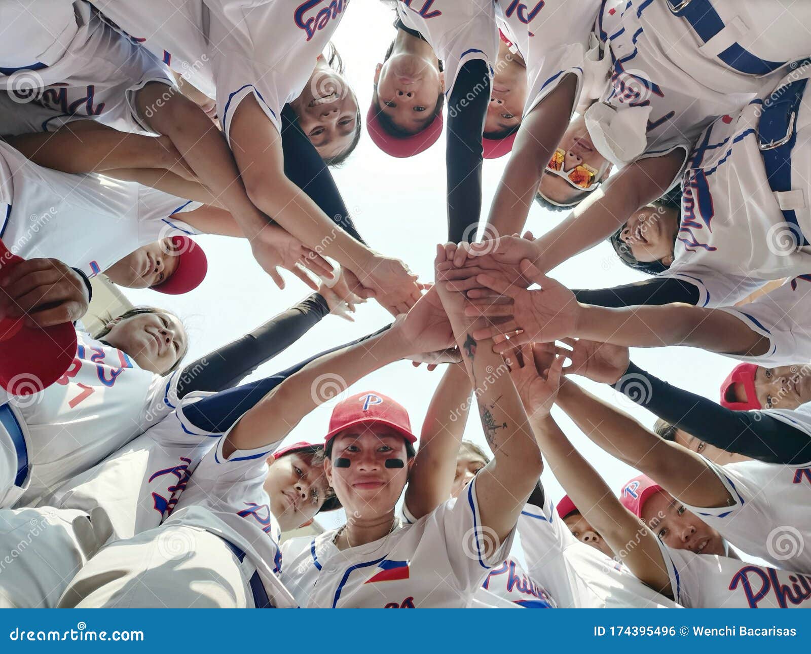 Baseball Team Huddle