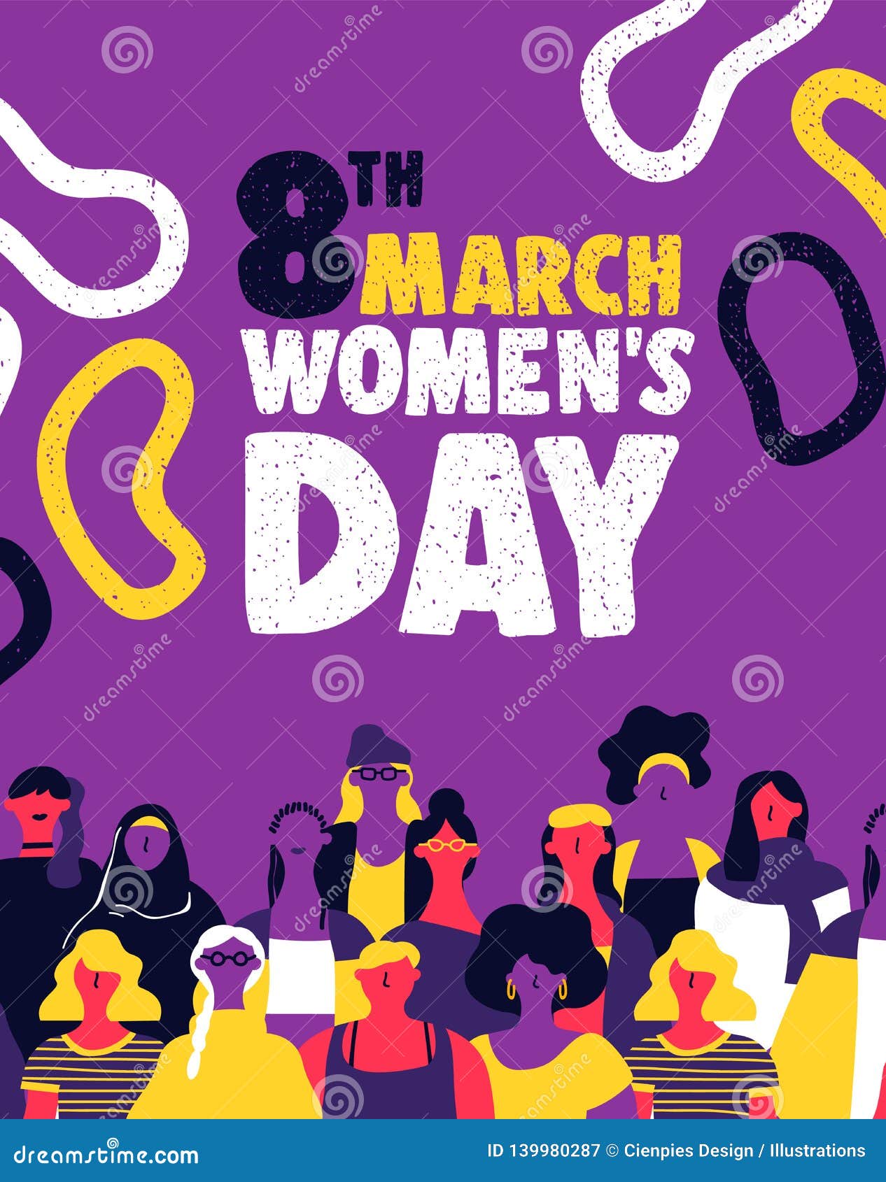 Womens Day Diverse Female Hands Together Holding Each Other Cartoon ... Womens Day Diverse Female Hands Together Holding Each Other Cartoon ...