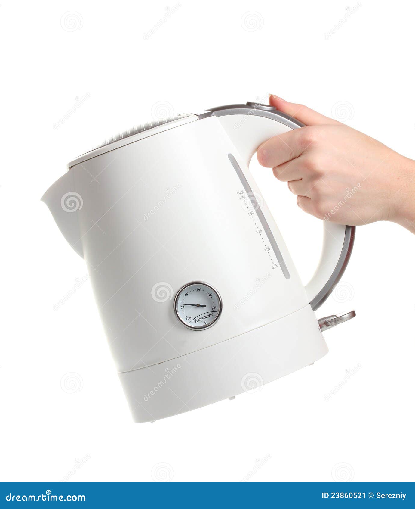 Womens Hand and Electric Kettle Stock Image - Image of handle, beverage ...