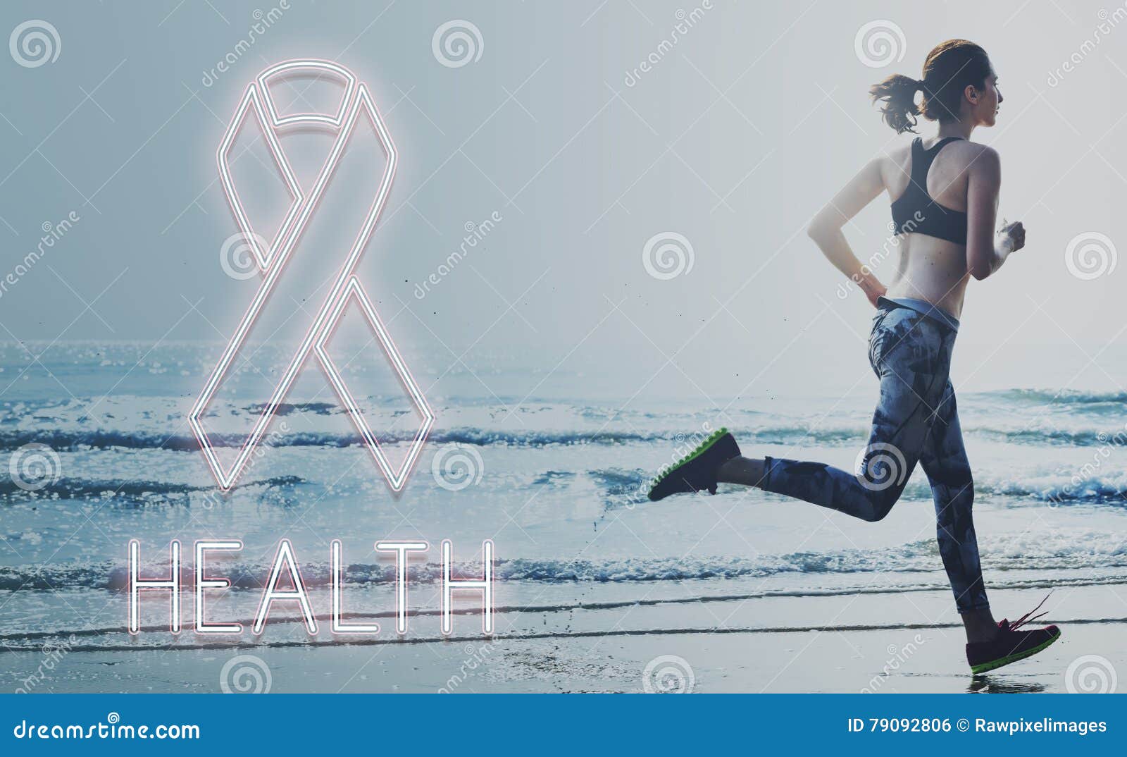 Womens Health Awareness Ribbon Concept Stock Photo - Image of vigor ...