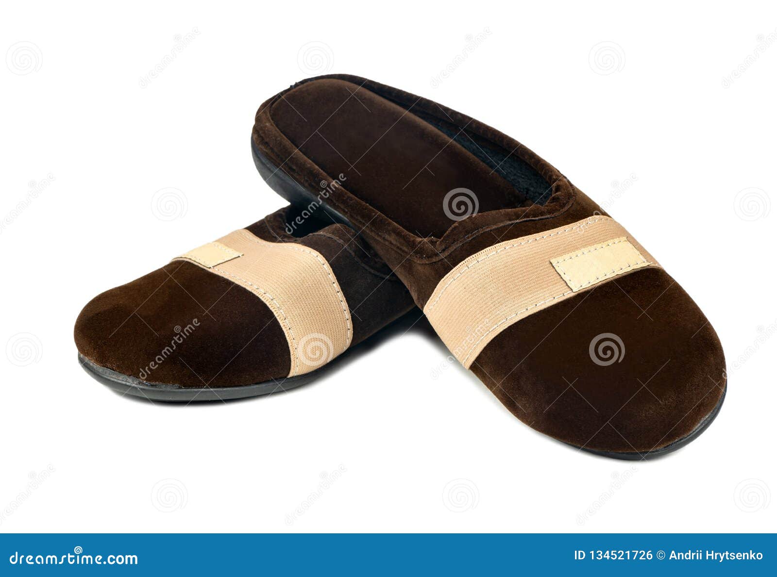 Womens home slippers stock photo. Image of comfort, high - 134521726