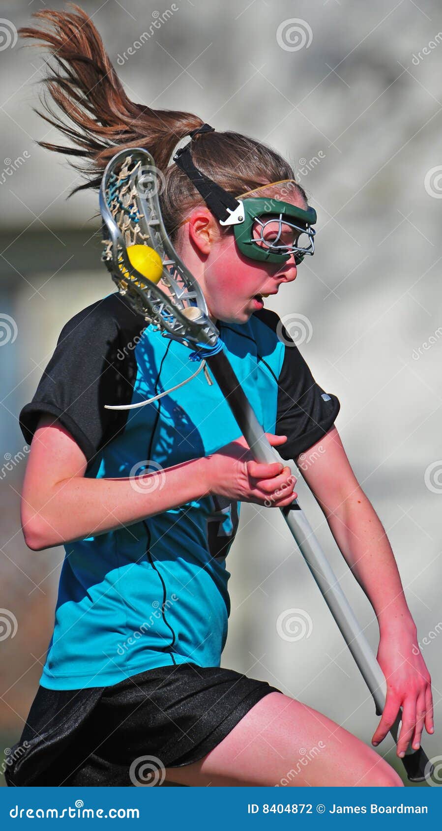 Womens Lacrosse Player Running Stock Photo - Image of speed, stick: 8404872