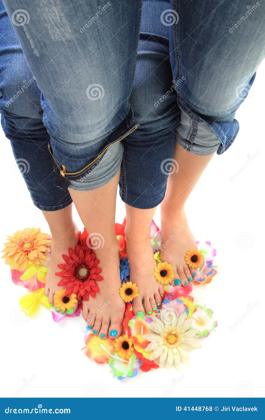 Womens Legs with Nice Nails (pedicure) Stock Photo - Image of isolated ...
