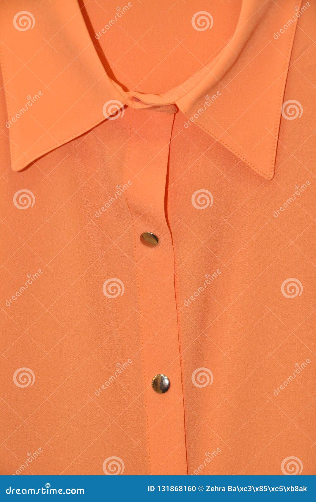 Womens Shirt Collar and Buttons Stock Photo - Image of casual, beauty ...