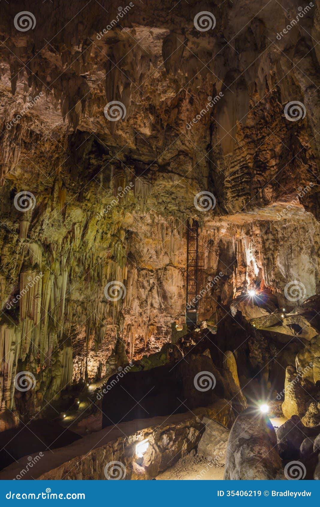 Wonder Cave Interior With Elevator 1 Stock Photography | CartoonDealer ...