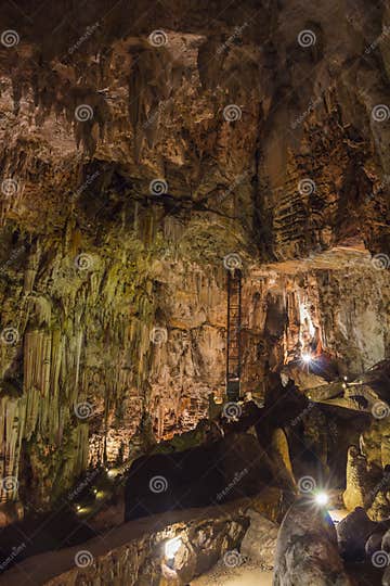 Wonder Cave Interior with Elevator 3 Stock Image - Image of inside ...