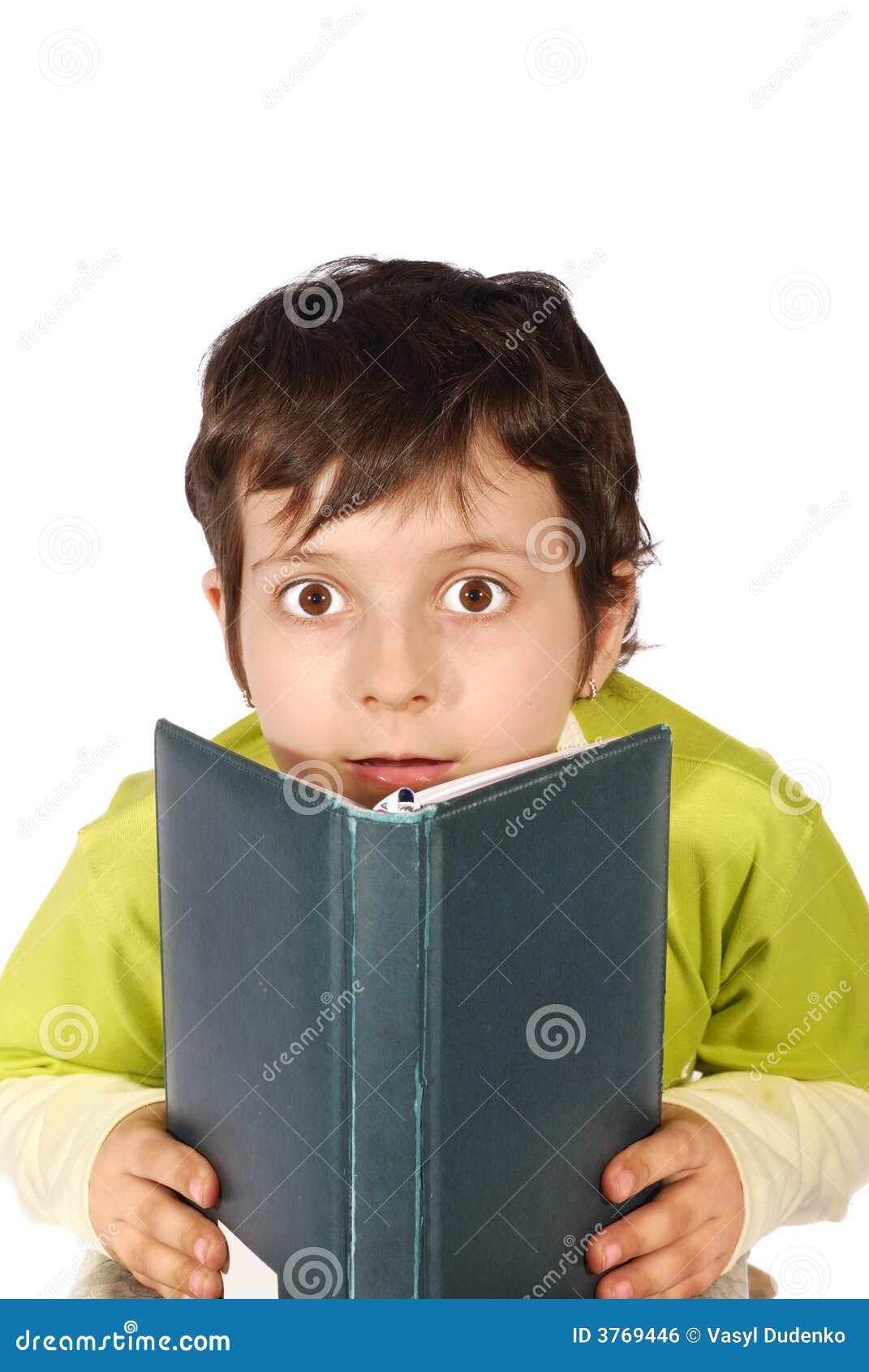 Wonder kid reading book stock photo. Image of pretty, expression - 3769446