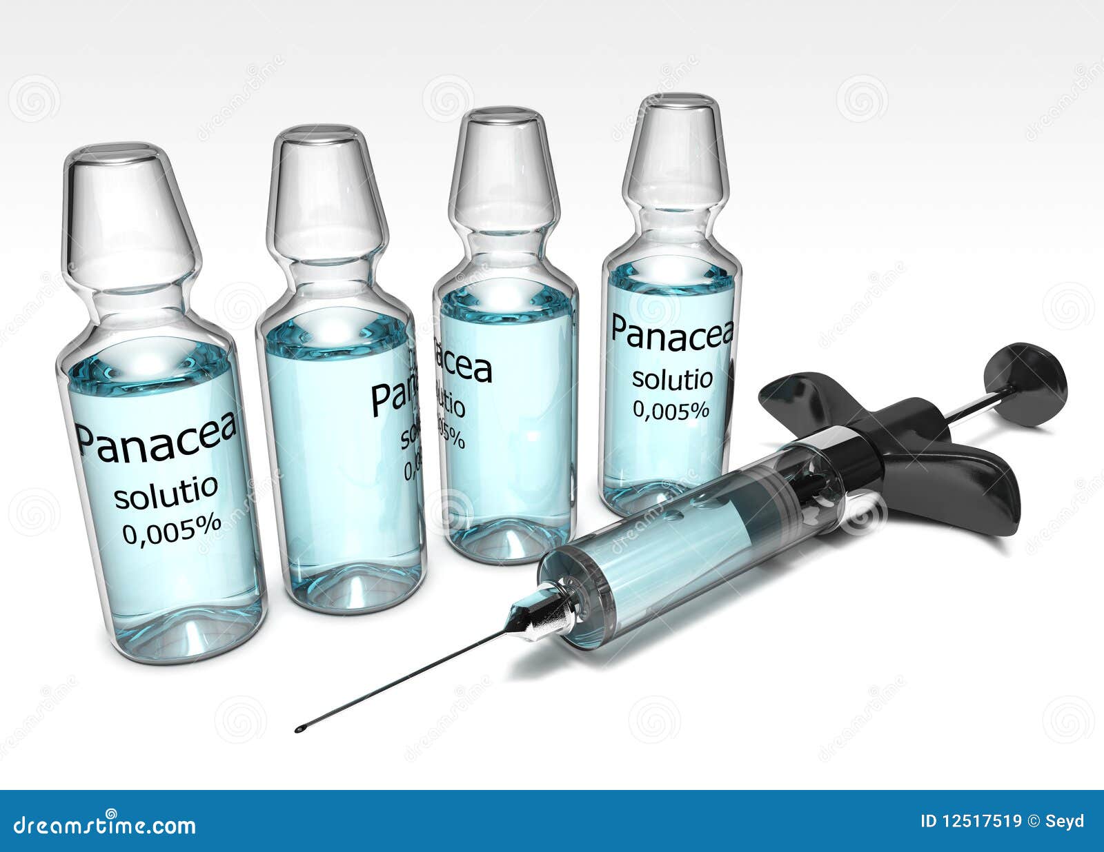 Wonderbare Behandeling. Panacee Stock Illustratie - Illustration of ...