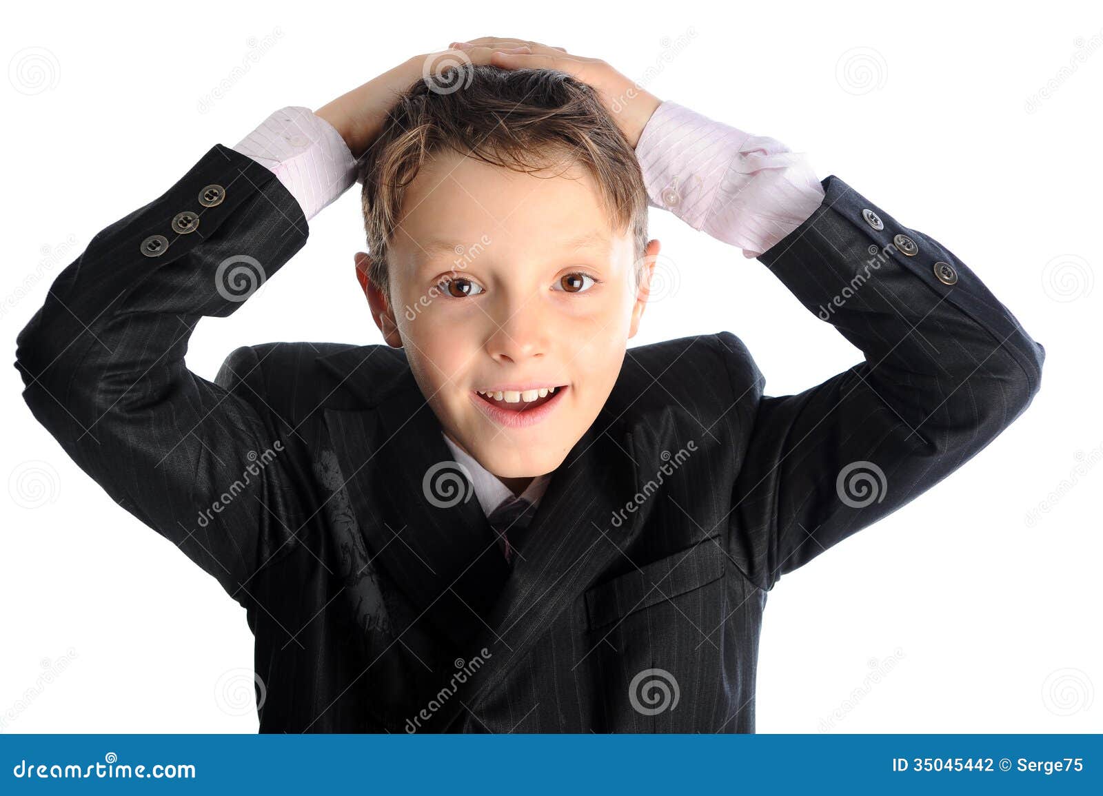 Wondered boy stock photo. Image of little, schoolboy - 35045442