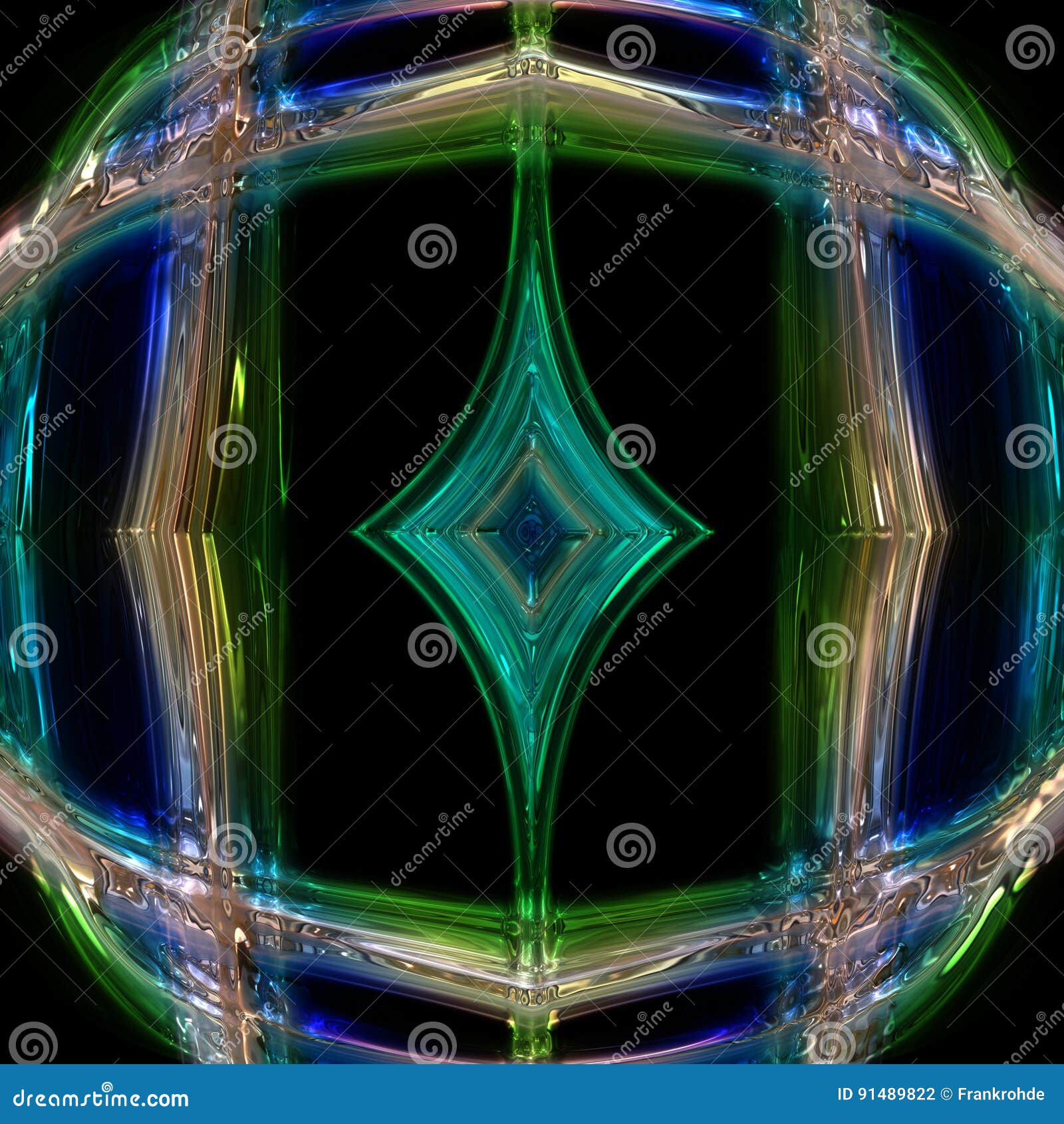 Wonderful Abstract Illustrated Glass Design Stock Illustration ...