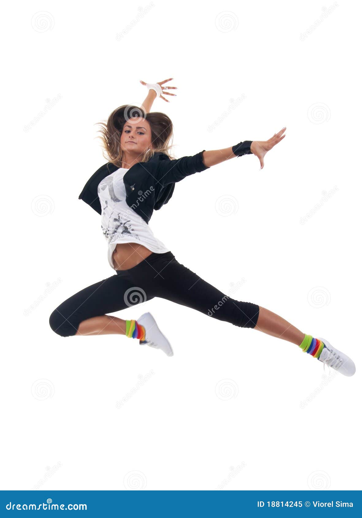 Wonderful Ballerina is Dancing Gracefully Stock Image - Image of ...