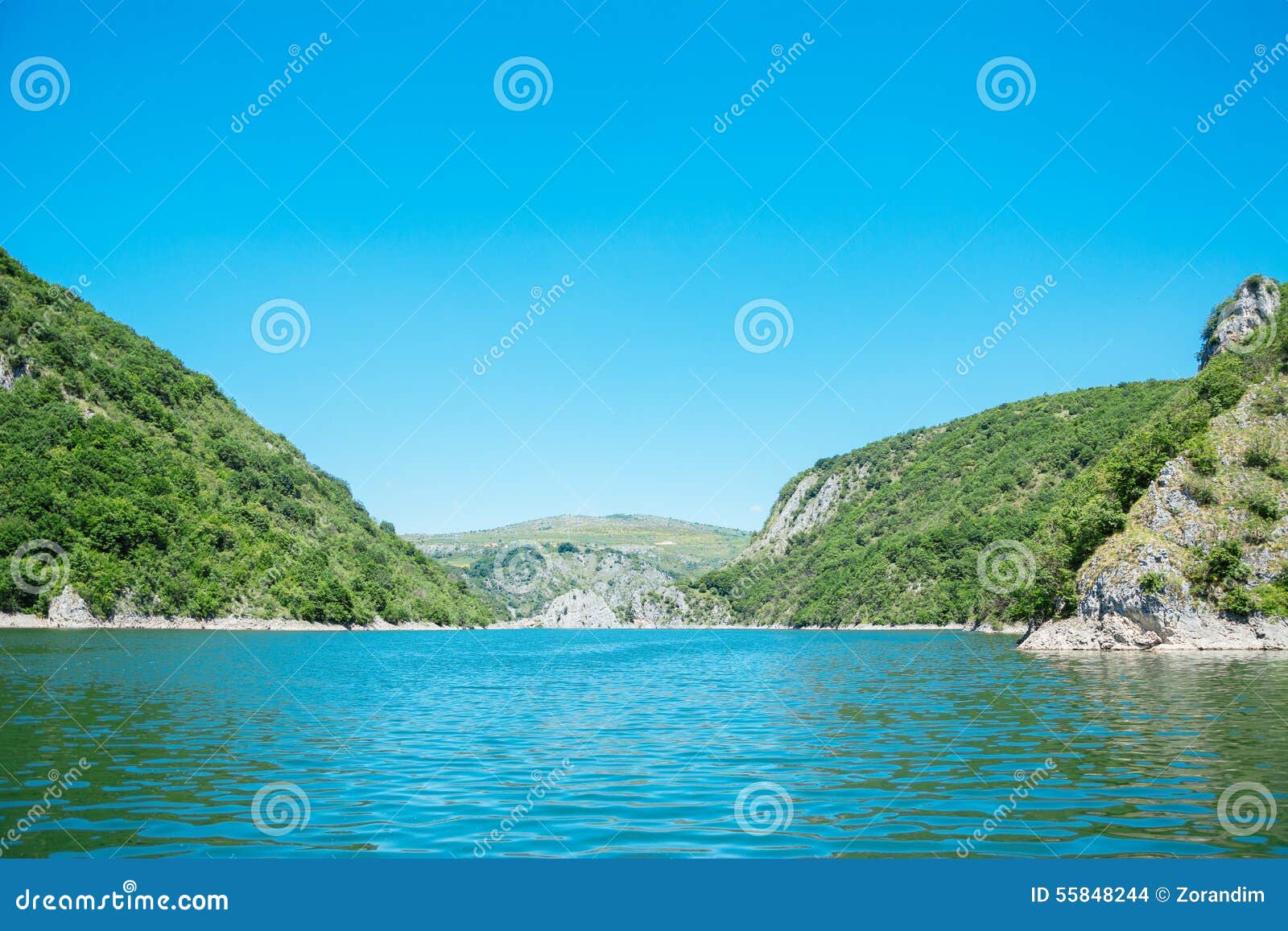 Wonderful Canyon with the Curving River Stock Photo - Image of beauty ...