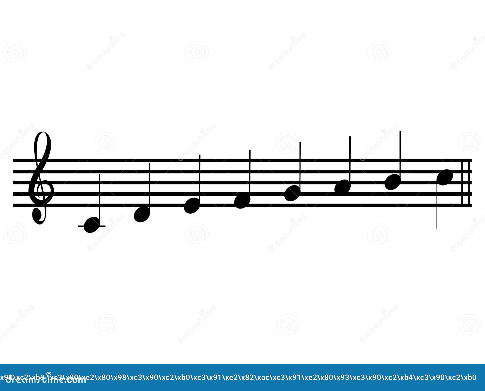 A Wonderful Concept of Music Notes with Different Elements Stock Vector ...
