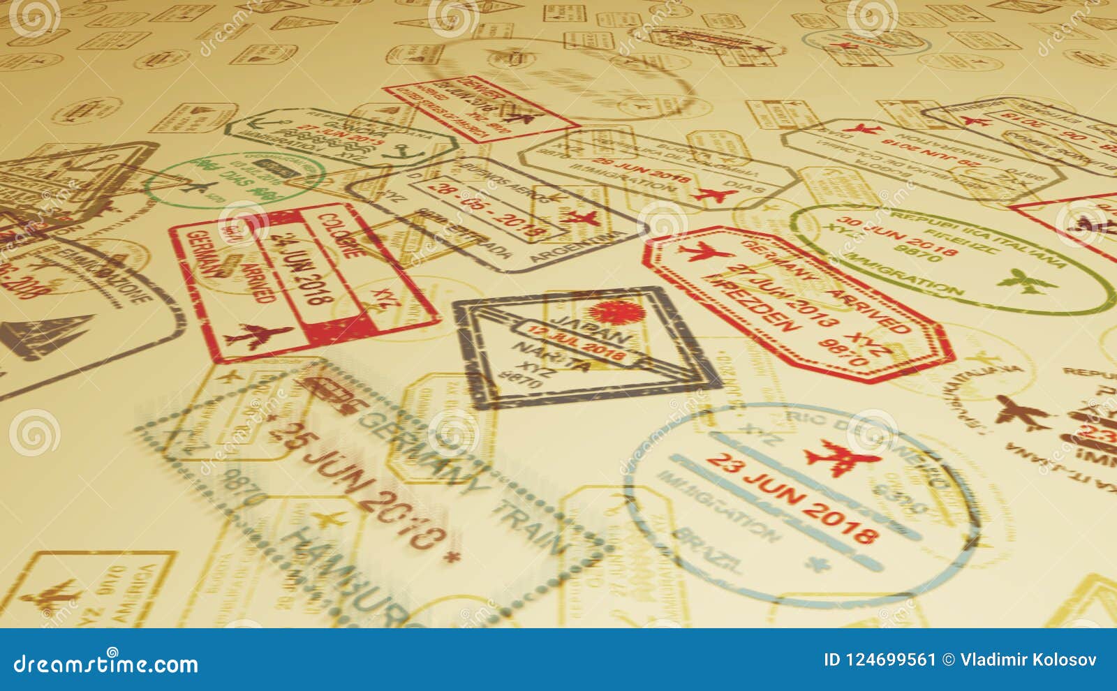 Triangular Stamps Collection. Grunge Triangles, Banners, Insignias ...