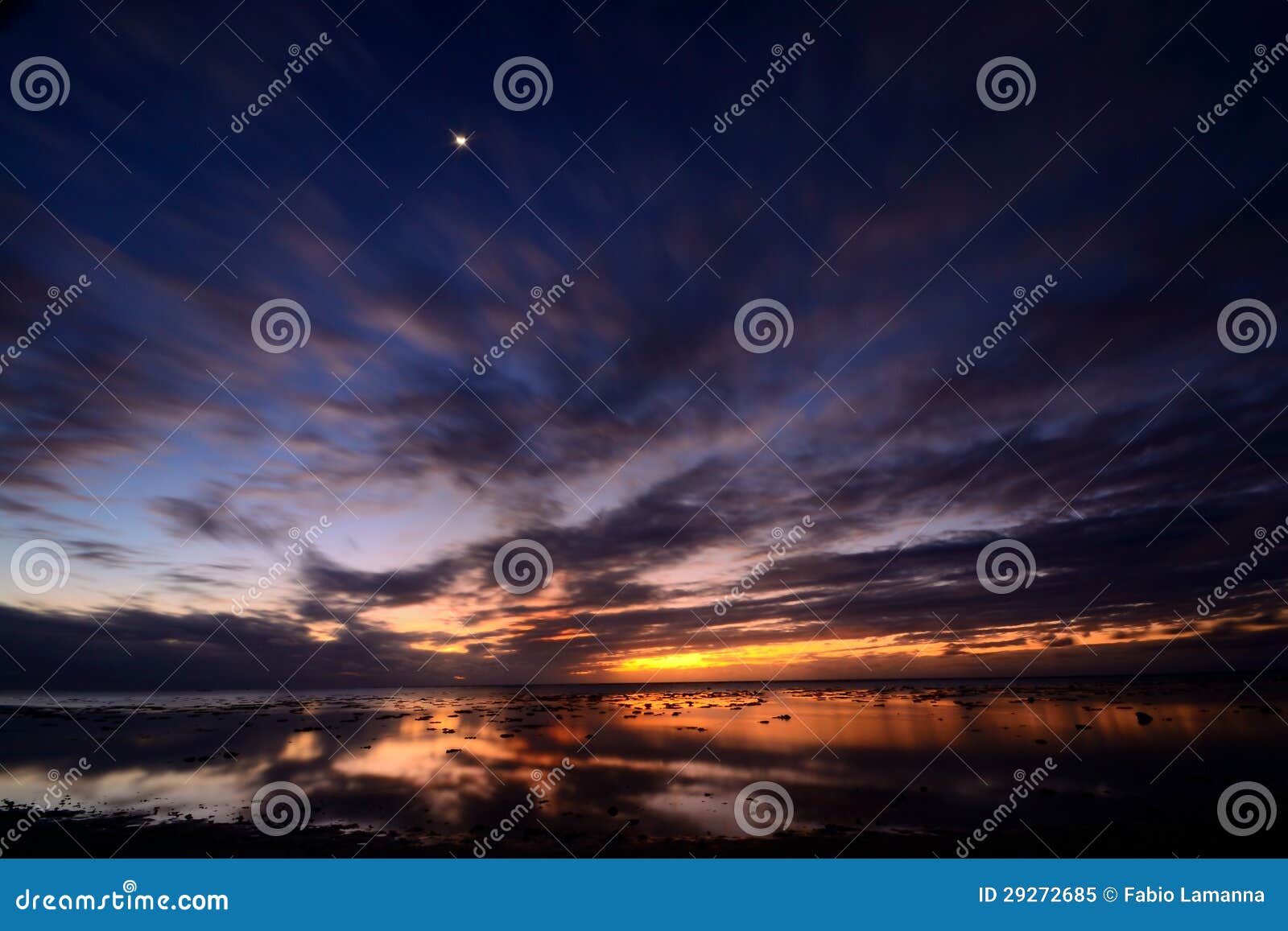 Wonderful dusk time stock image. Image of beauty, beach - 29272685