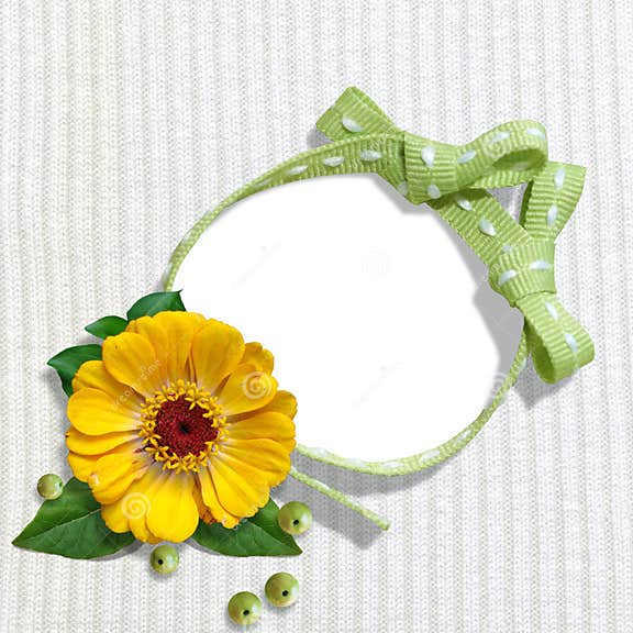 Wonderful Frame with Flower Stock Illustration - Illustration of ...