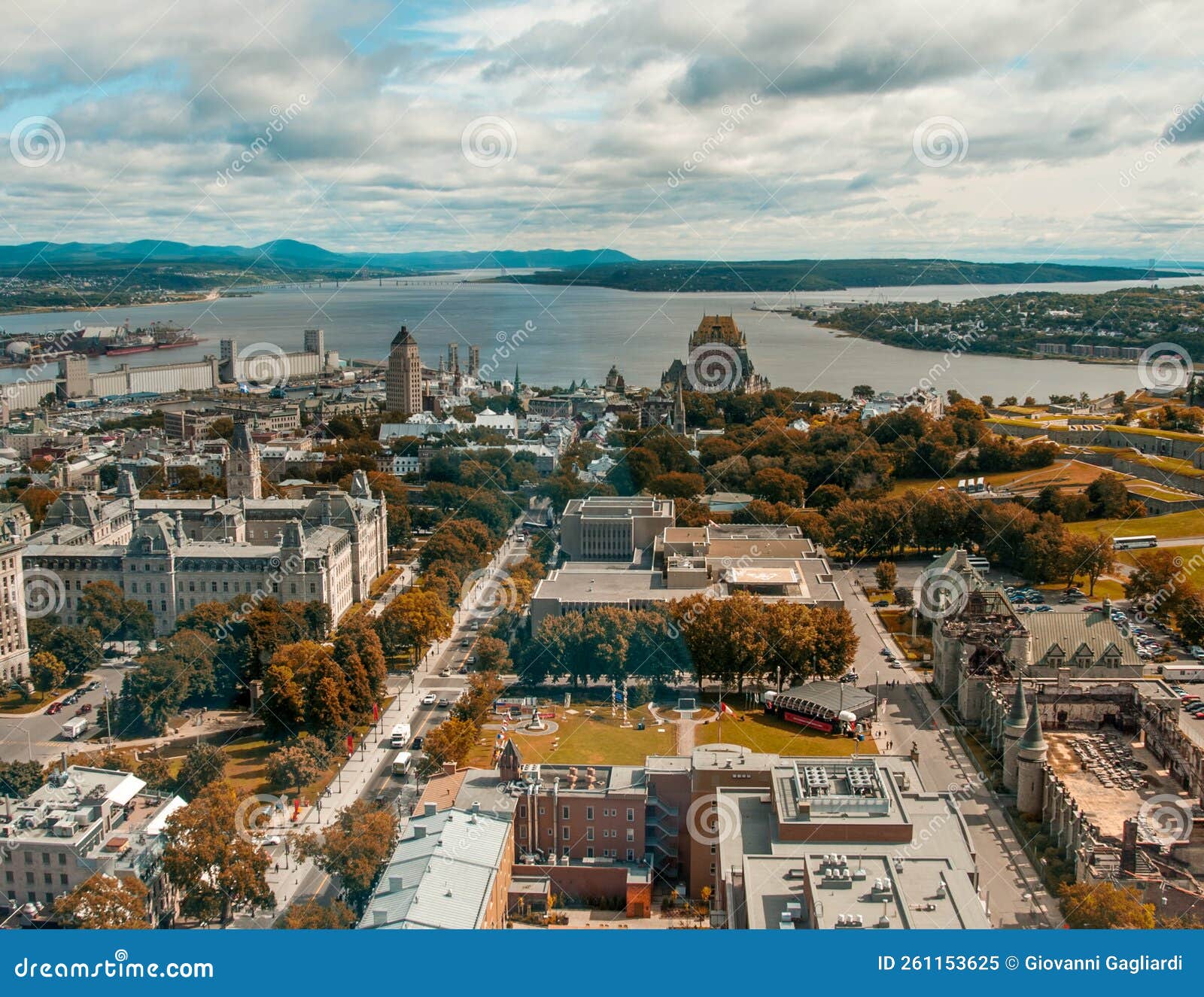 Wonderful Medieval Architecture of Quebec City, Canada Stock Image ...