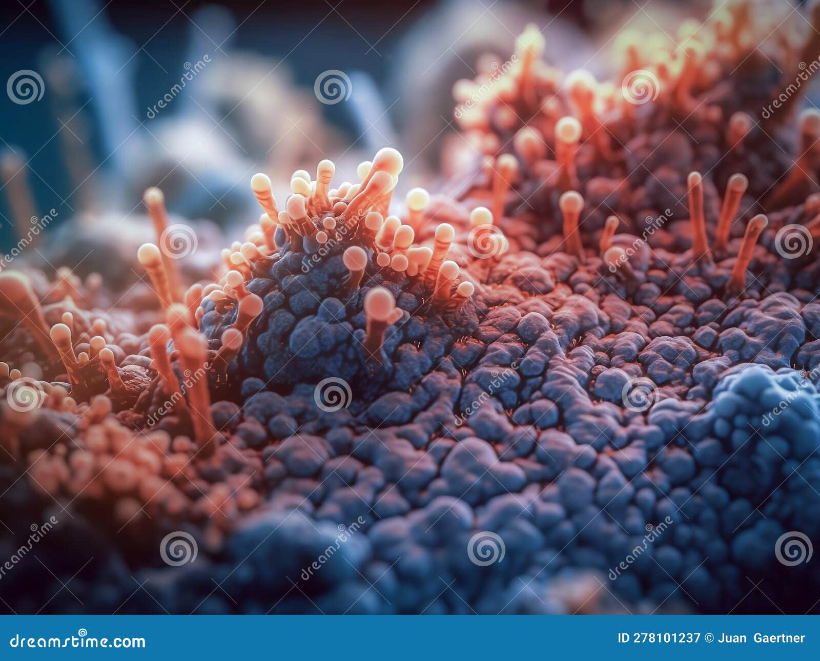 Wonderful Microscopic World: Cells, Tissues, Microorganisms Stock ...