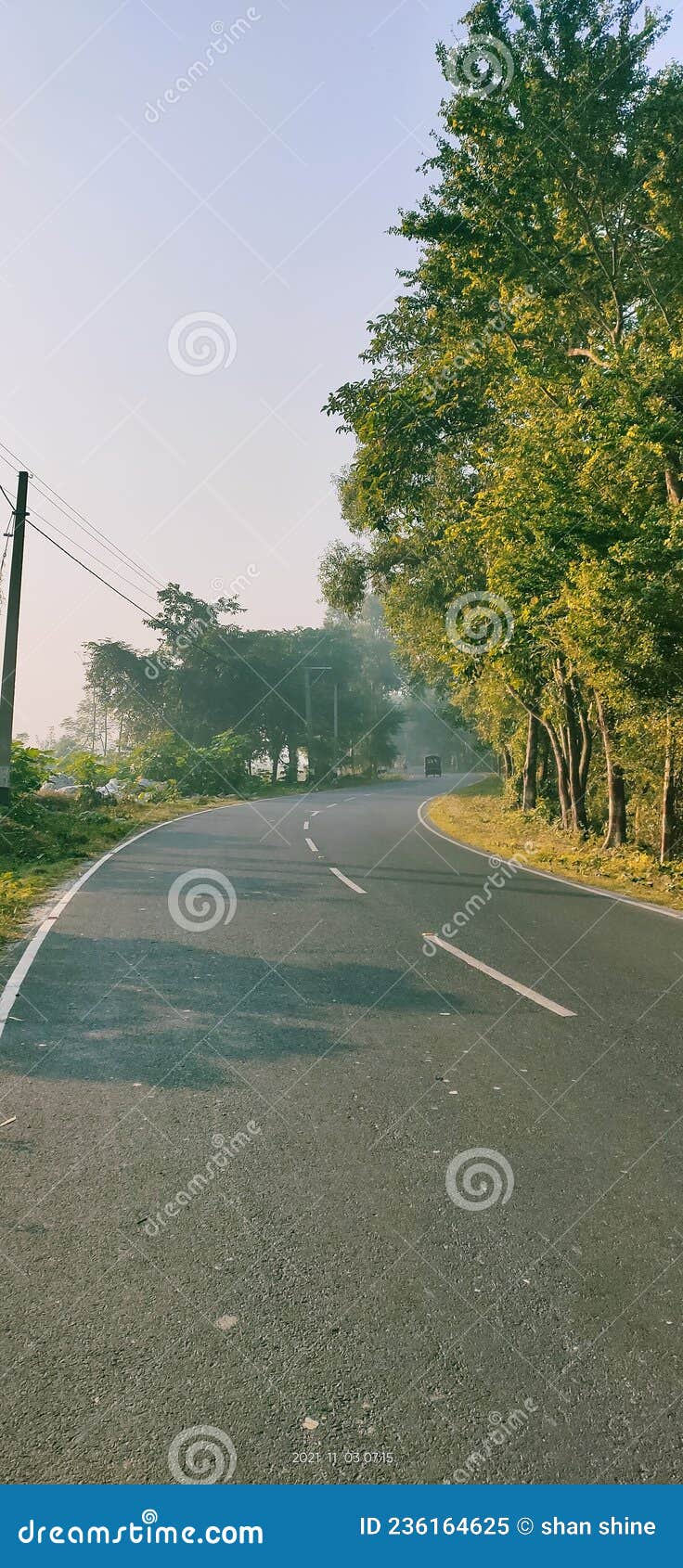 Wonderful natural road stock image. Image of lane, plant - 236164625