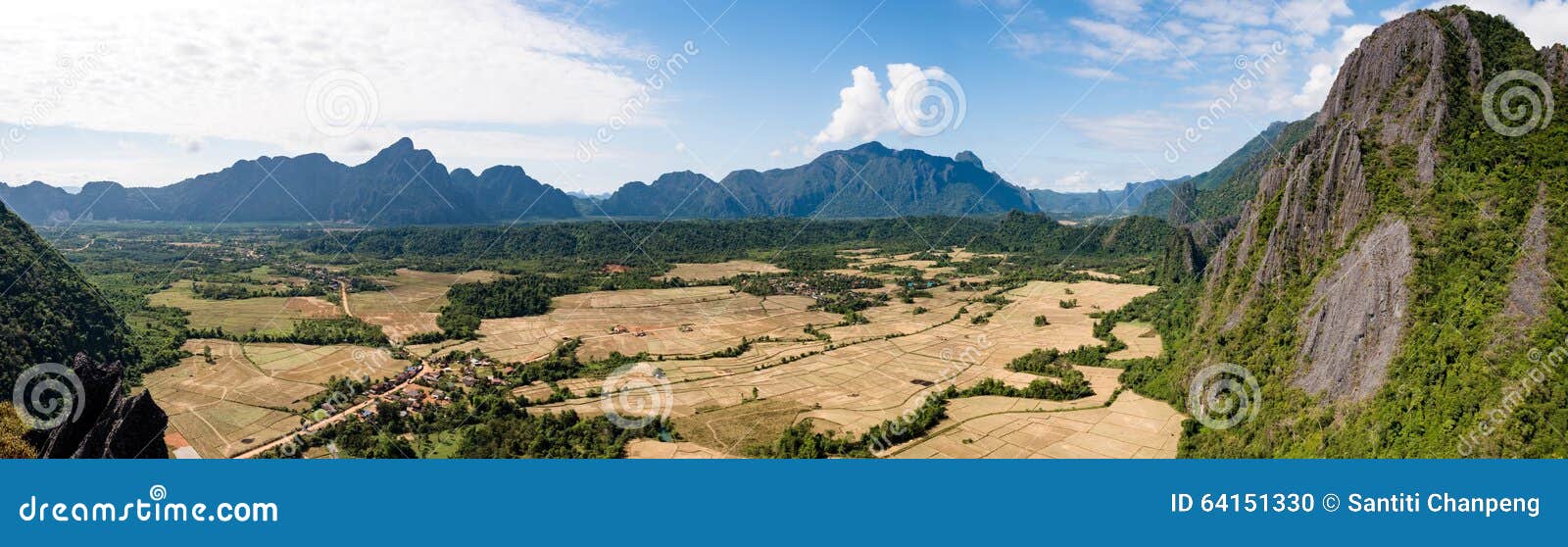 Wonderful nature in Laos stock photo. Image of travel - 64151330