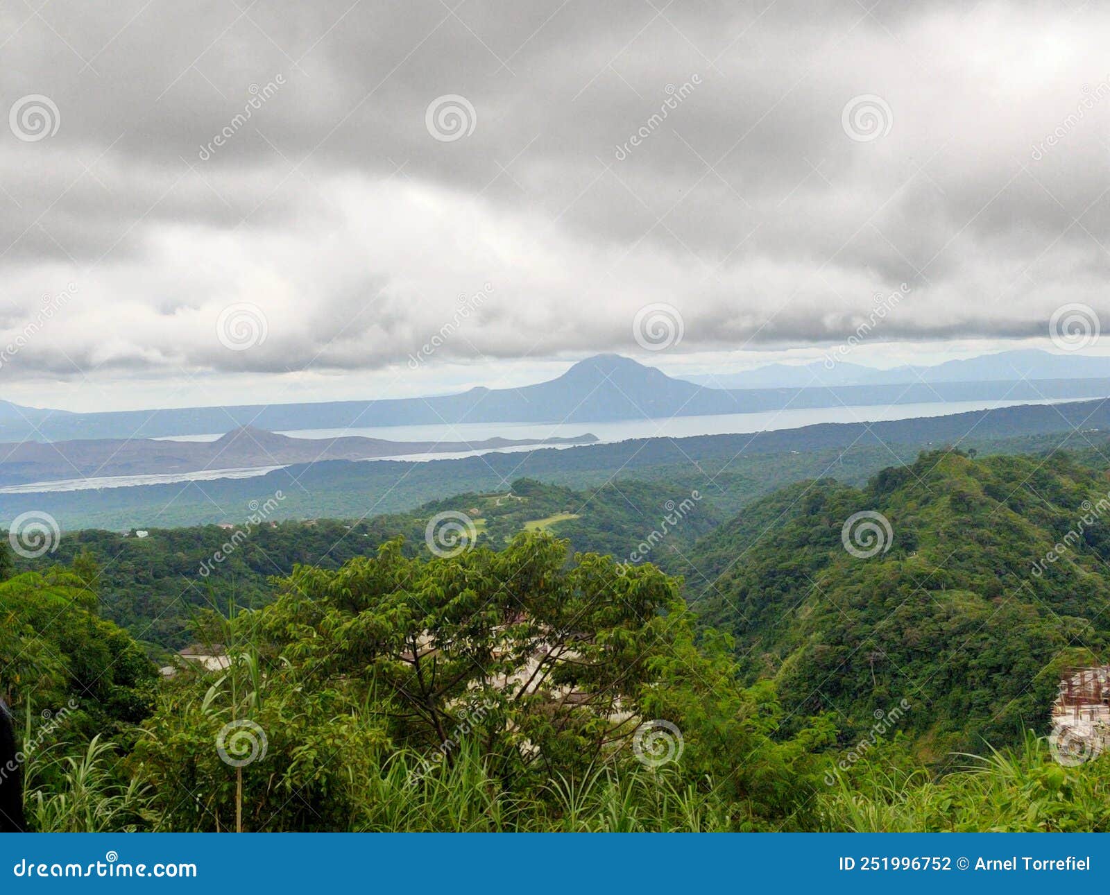 The Wonderful Nature of Taal Volcano Stock Photo - Image of landscape ...