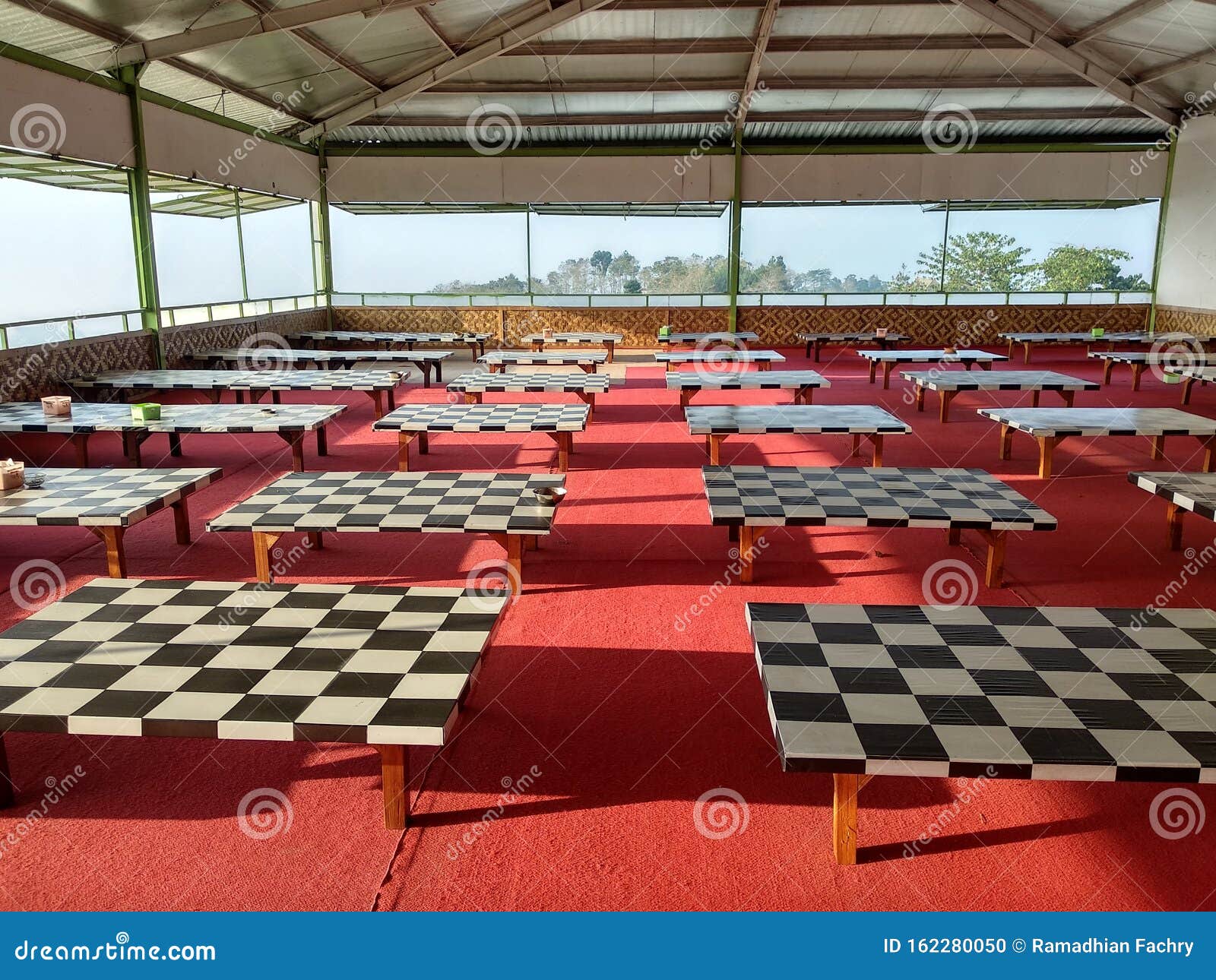 A Wonderful No Chair Restaurant Stock Photo - Image of chair ...