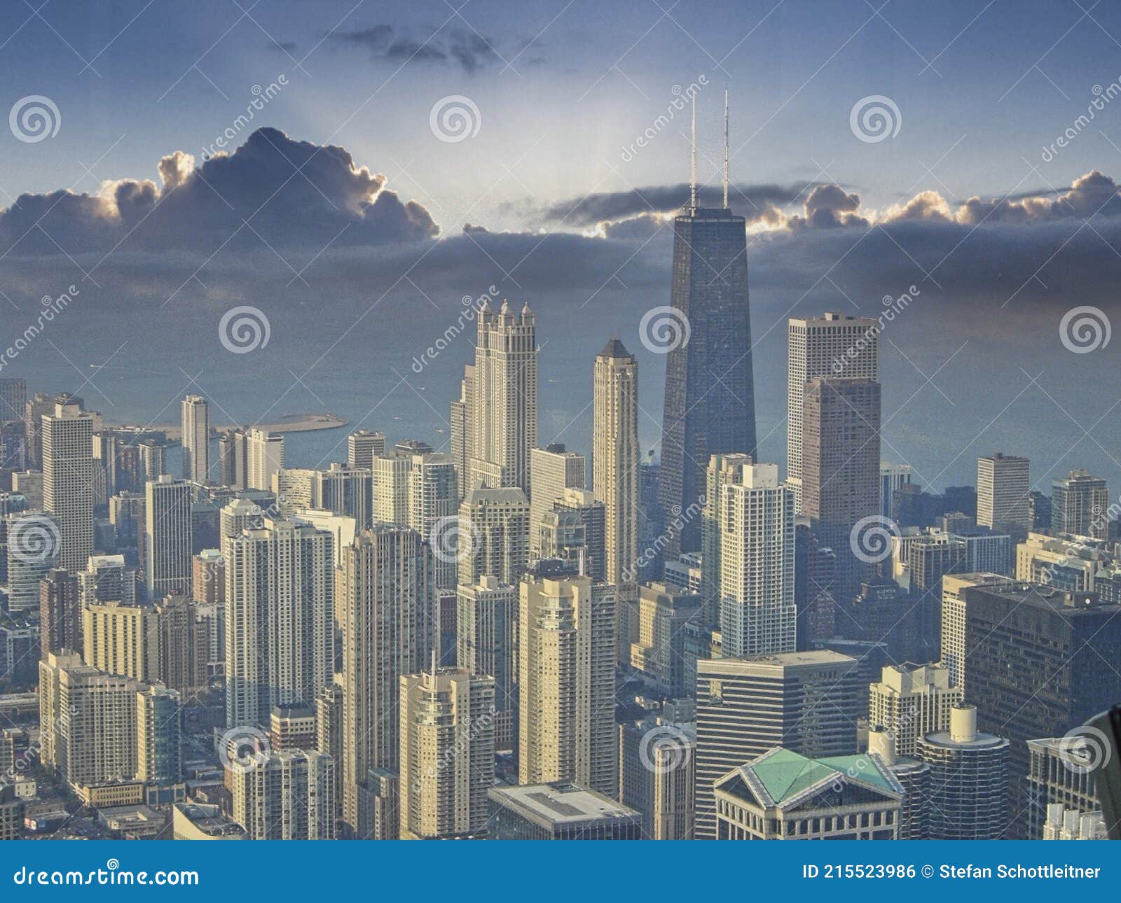 Wonderful Skyline Over the City Stock Photo - Image of metropolis ...