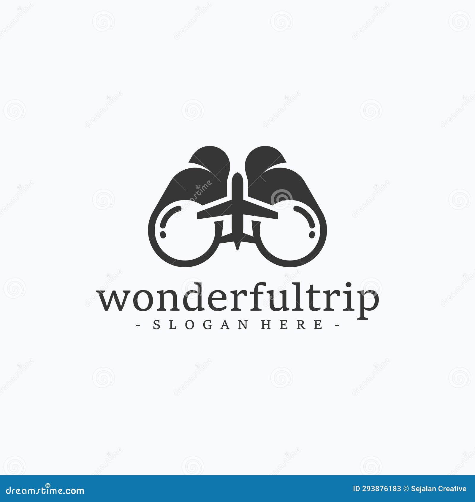 Wonderful Trip Logo Design Vector Stock Vector - Illustration of ...