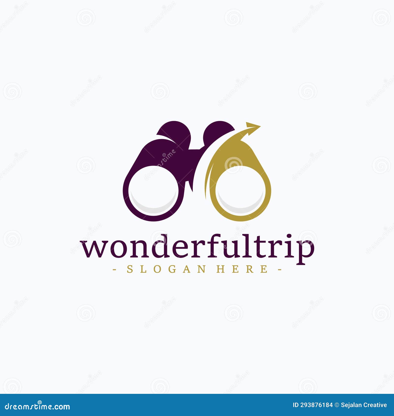 Wonderful Trip Logo Design Vector Stock Vector - Illustration of agency ...