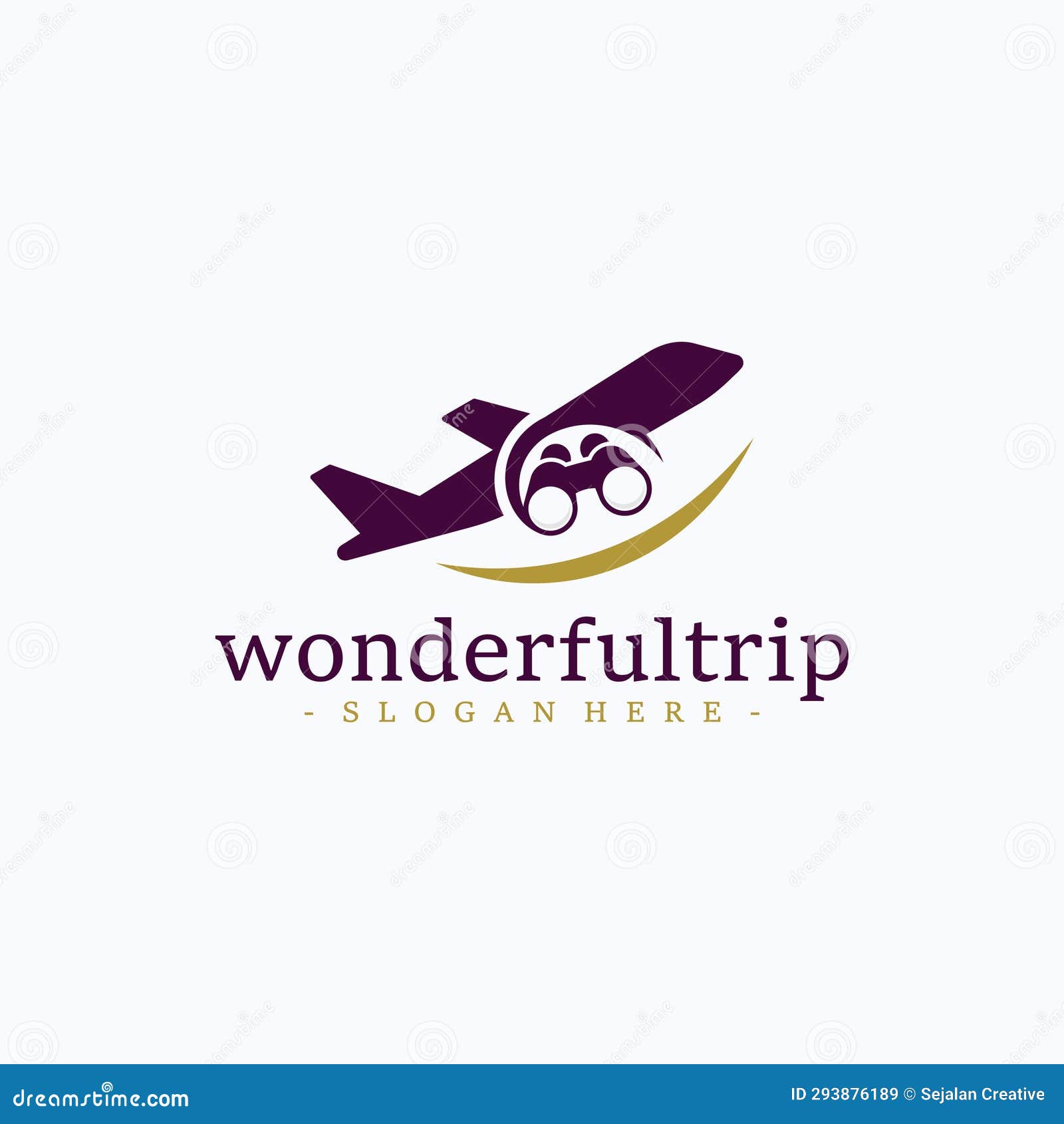 Wonderful Trip Logo Design Vector Stock Vector - Illustration of ...