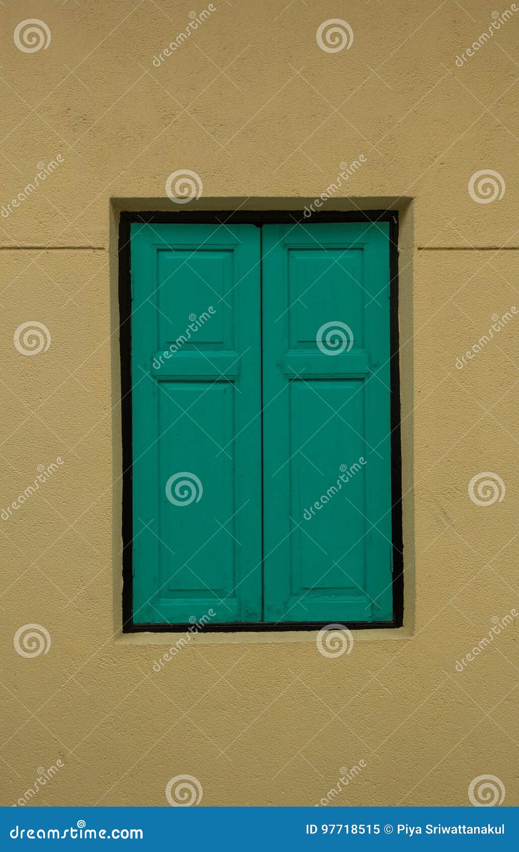 Wonderful Turquoise Blue Window Stock Image - Image of window, vertical ...