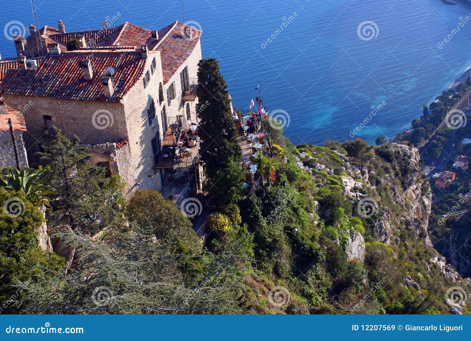 Wonderful view stock image. Image of french, beach, high - 12207569
