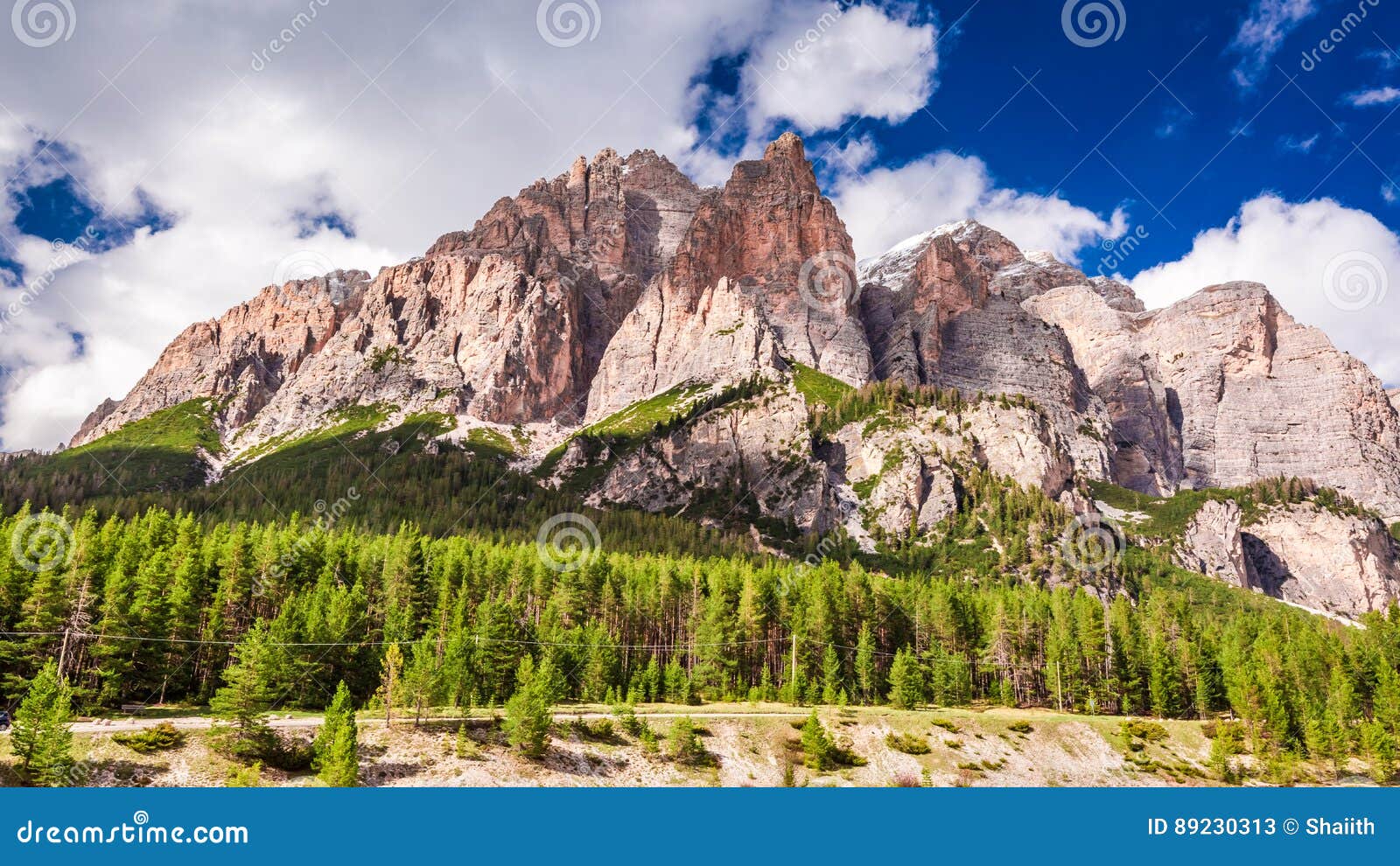 Wonderful View of Dolomites in Spring, Italy, Europe Stock Image ...