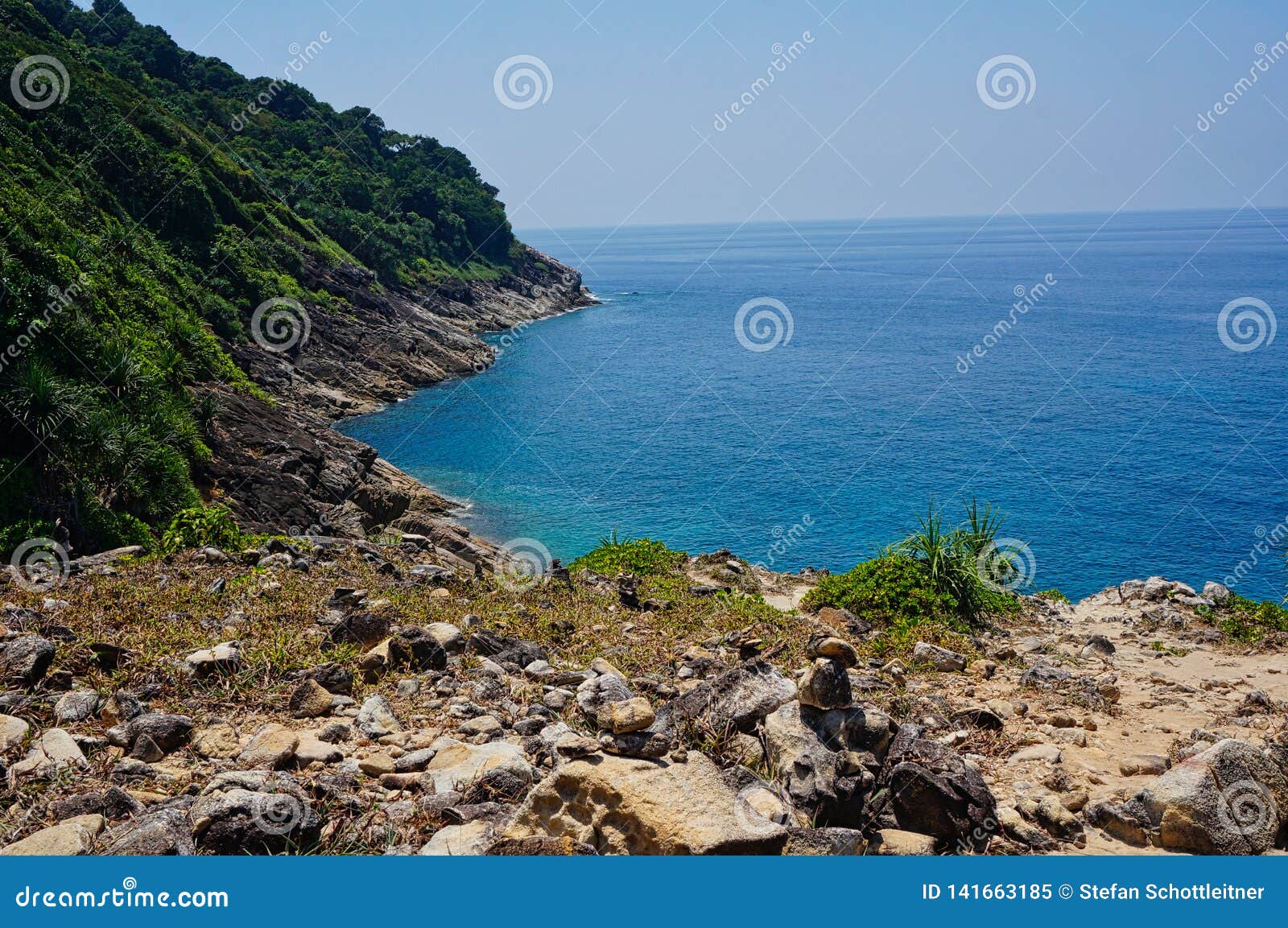 Wonderful View To a Beach in Thailand Stock Image - Image of beautiful ...