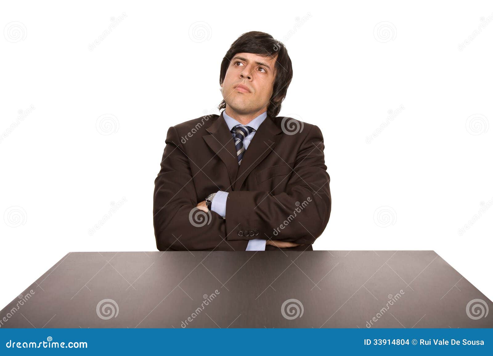 Wondering photo stock. Image du gestionnaire, chef, masculin - 33914804