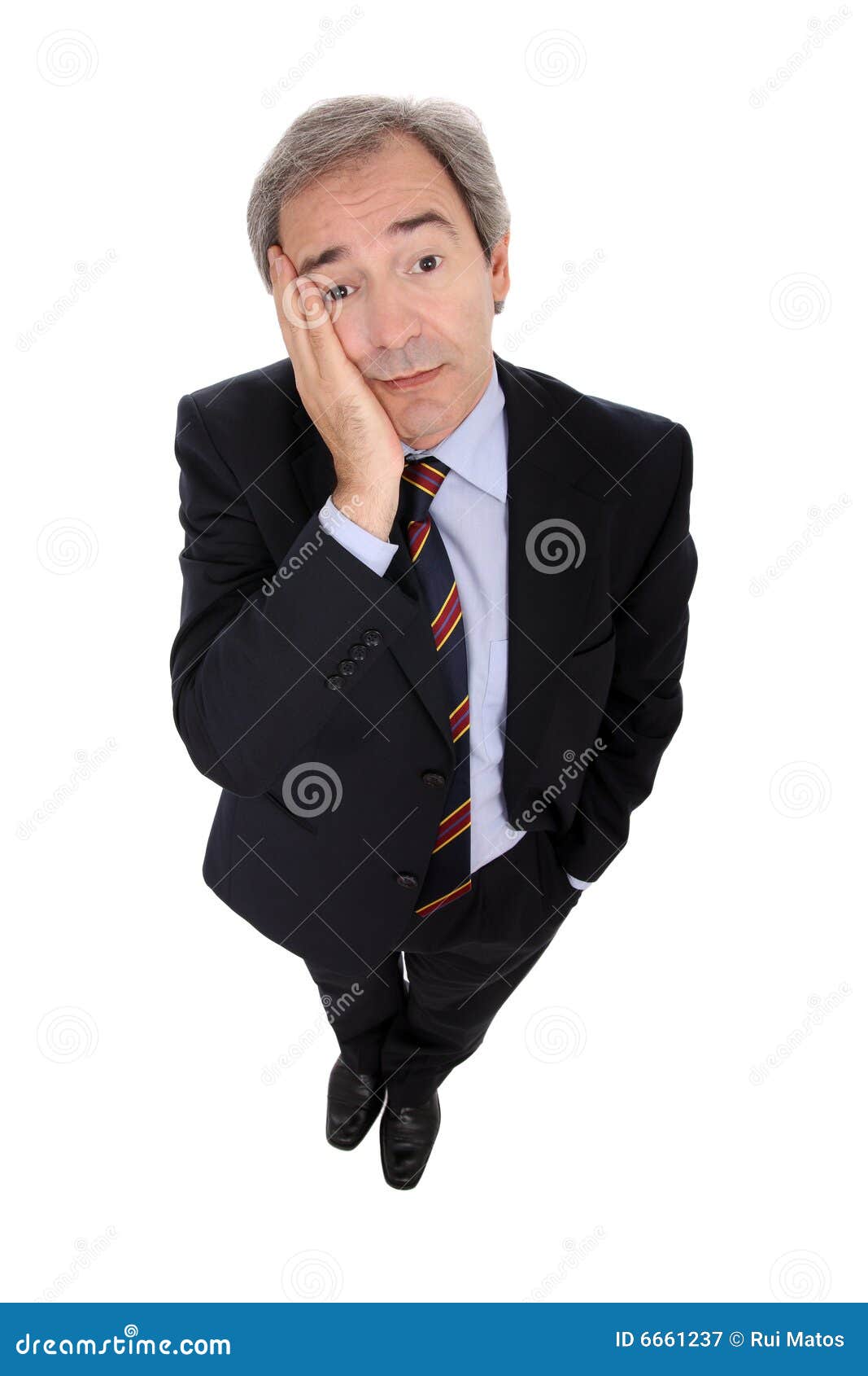 Wondering businessman stock image. Image of person, pensive - 6661237