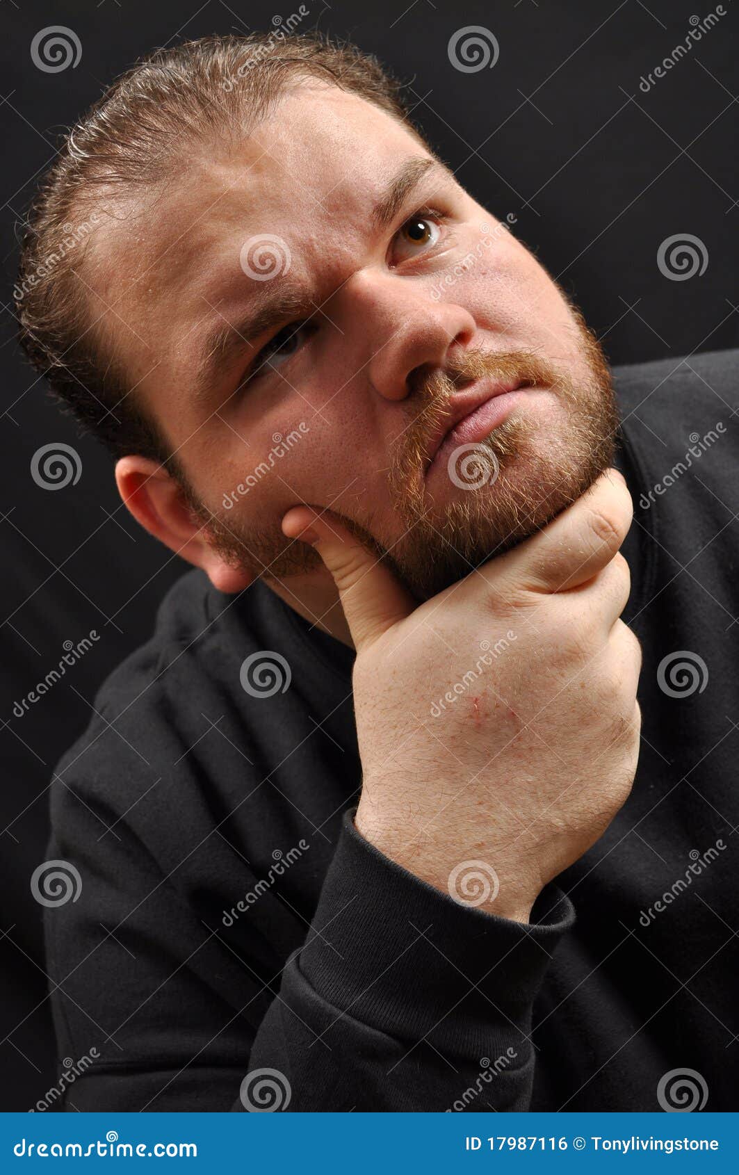 Wondering expression stock photo. Image of difficulties - 17987116