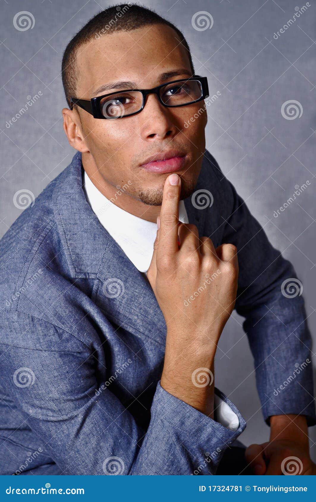 Wondering look stock image. Image of lips, classic, jacket - 17324781