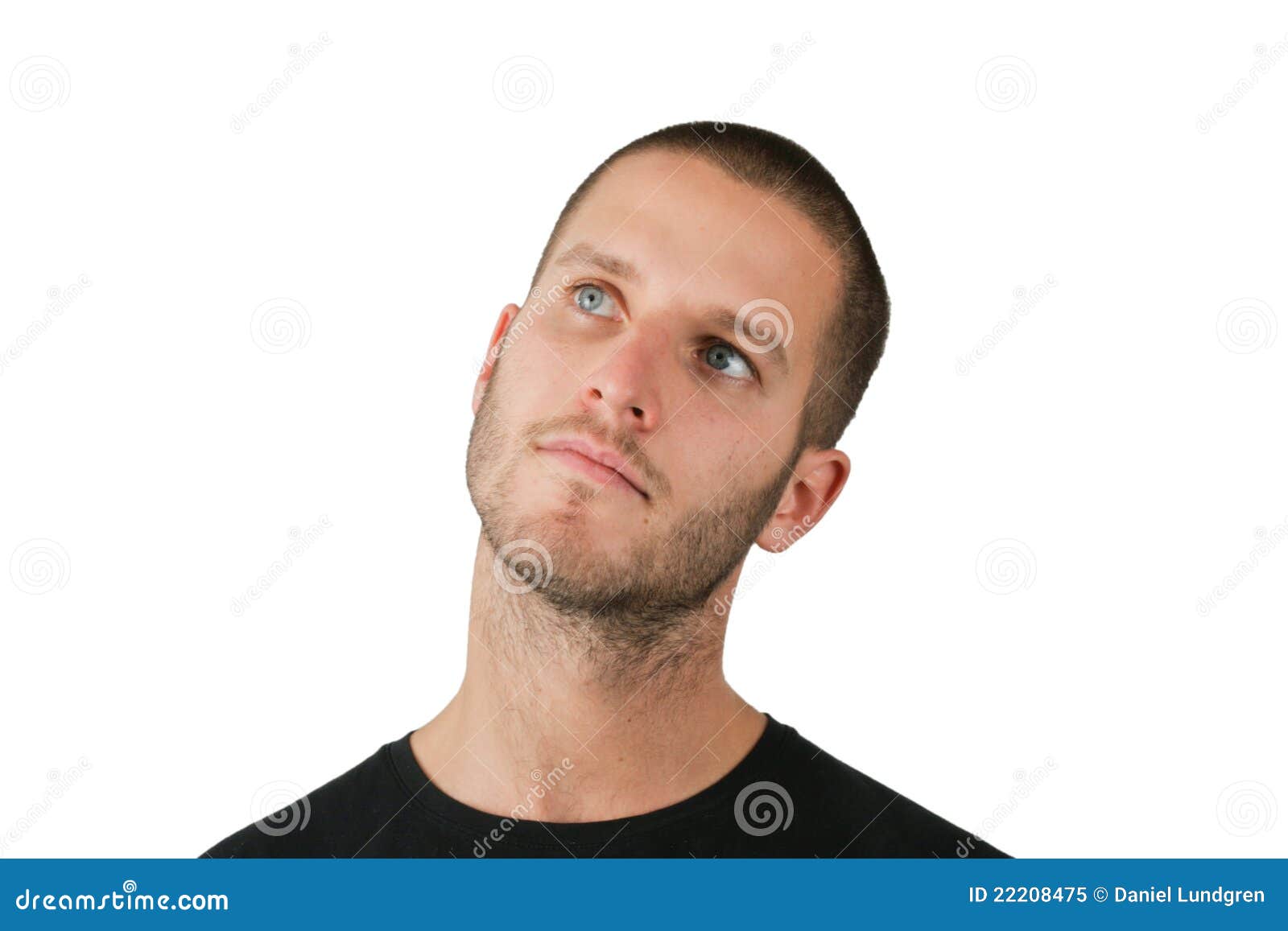 Wondering Man stock image. Image of copy, confident, hair - 22208475