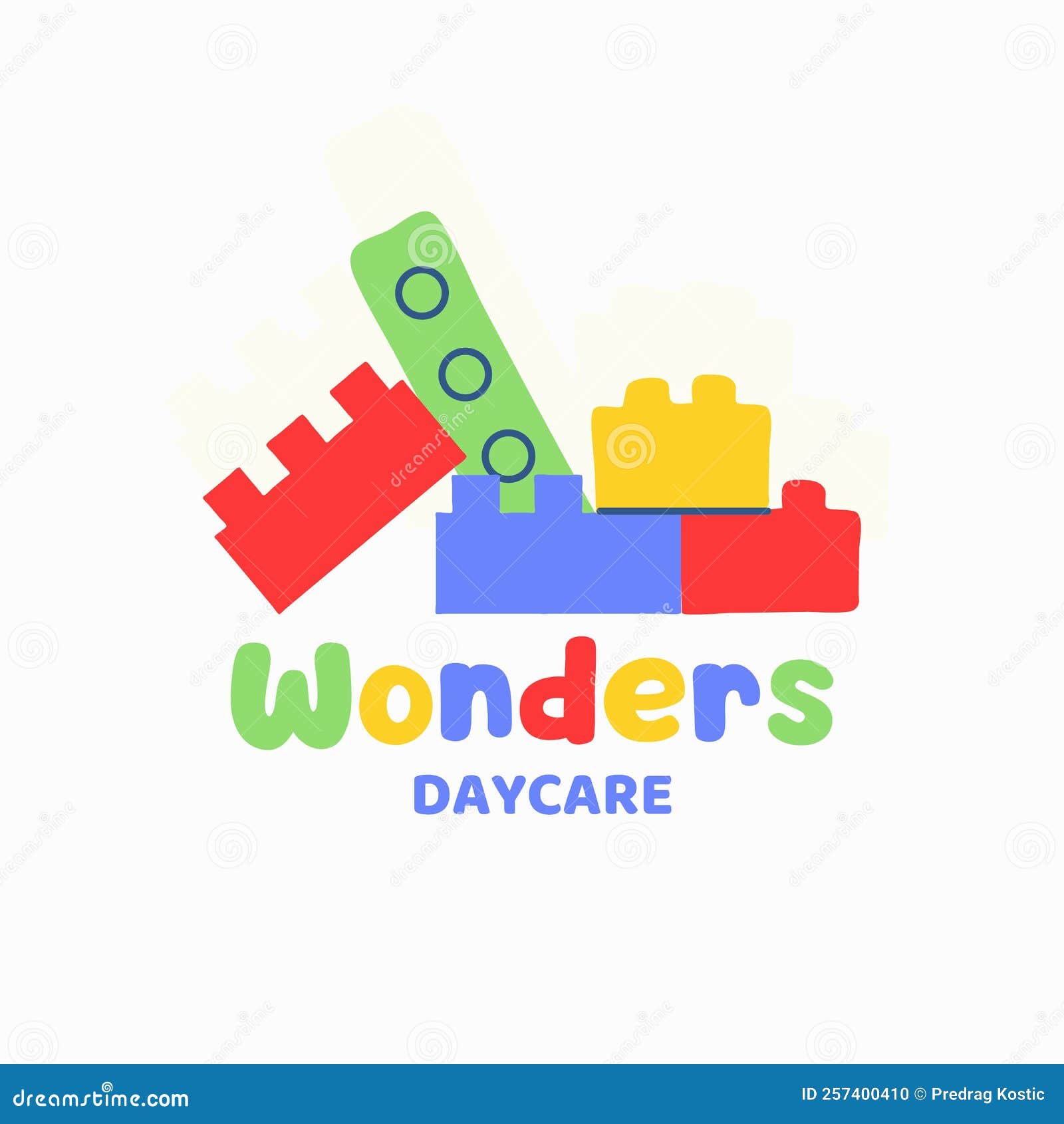 Daycare Logo, Icon, Or Symbol Template Design Cartoon Vector ...