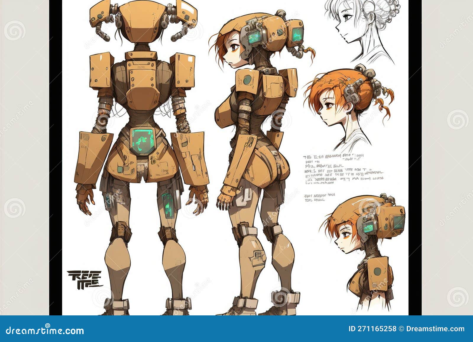 Wondrous Futuristic Sci-fi Humanoid Robot In Battle Suit Character ... Wondrous Futuristic Sci-fi Humanoid Robot In Battle Suit Character ...