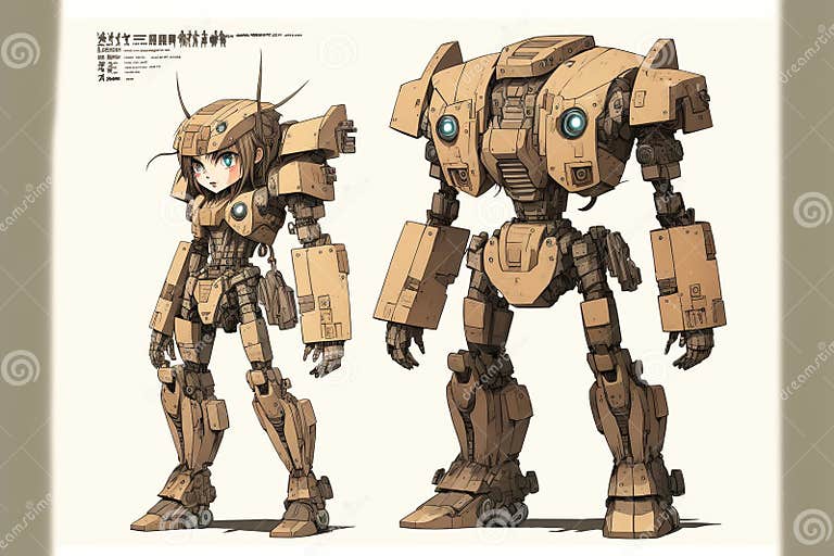 Wondrous Futuristic Sci-fi Humanoid Robot Girl in Battle Suit Character ... Wondrous Futuristic Sci-fi Humanoid Robot Girl in Battle Suit Character ...